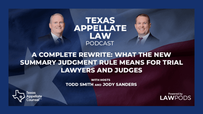 E160 | A Complete Rewrite: What the New Summary Judgment Rule Means for ...